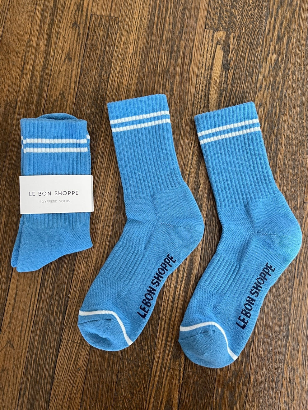 Le Bon Shoppe Boyfriend Socks / Ocean Blue | FASHION | TIKI LA LA ...